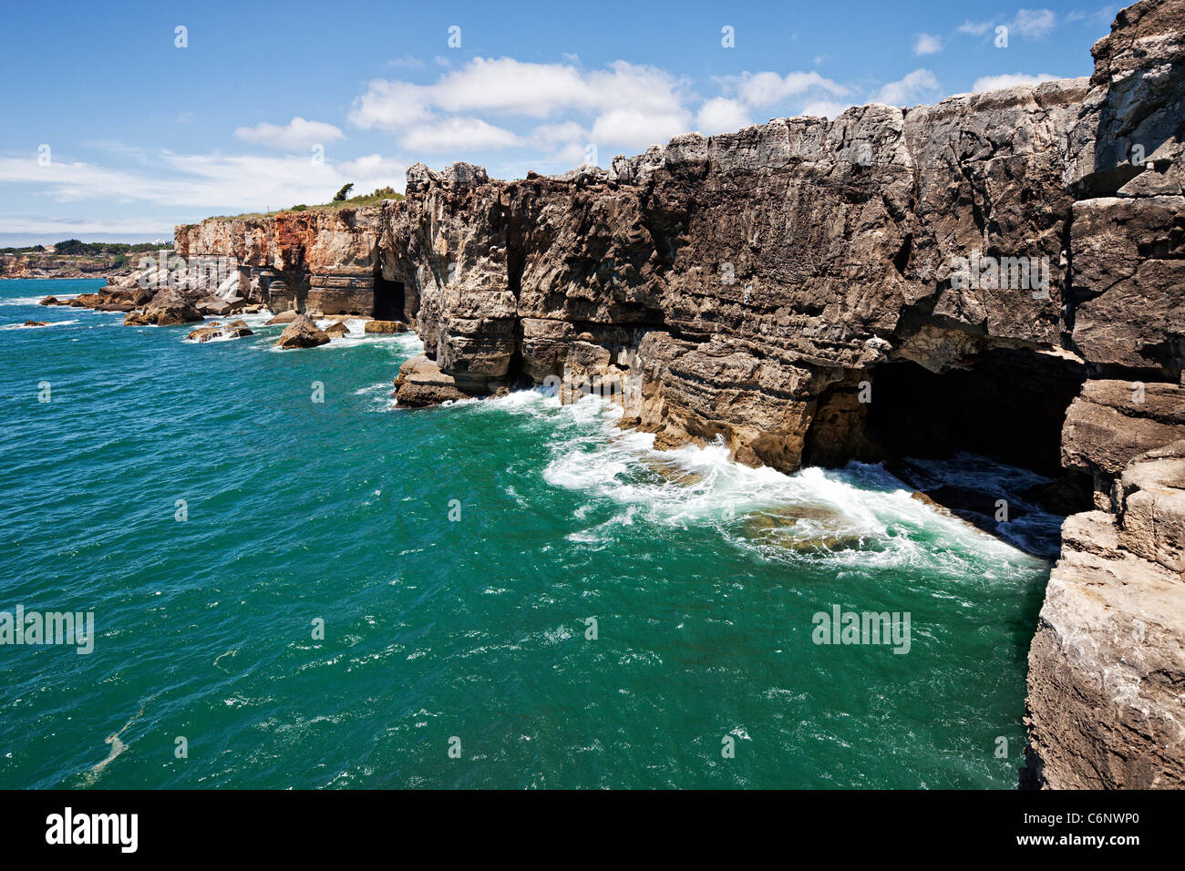 Chasm Boca do Inferno Stock Photo - Alamy