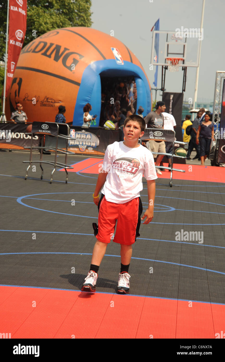 Justin Friedlander at the Sprite Slam Dunk at Wawa's Welcome America at ...