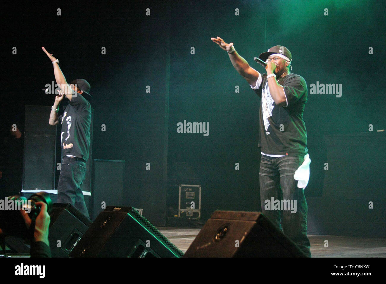 American rapper 50 Cent aka Curtis Jackson performing in Sau Paulo Sau ...