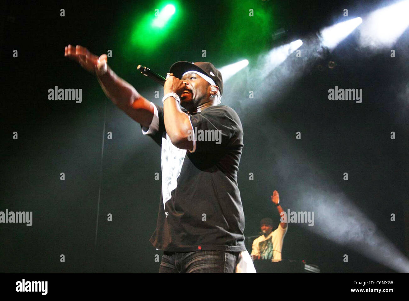 American rapper 50 Cent aka Curtis Jackson performing in Sau Paulo Sau ...