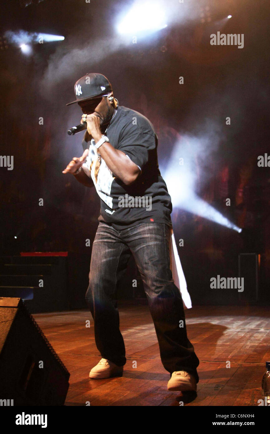 American rapper 50 Cent aka Curtis Jackson performing in Sau Paulo Sau ...