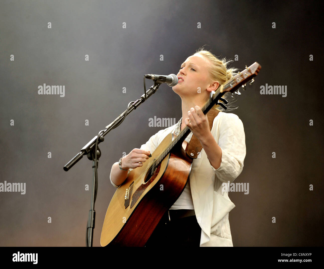 Laura Marling on the second day of Latitude Festival in Henham Park ...