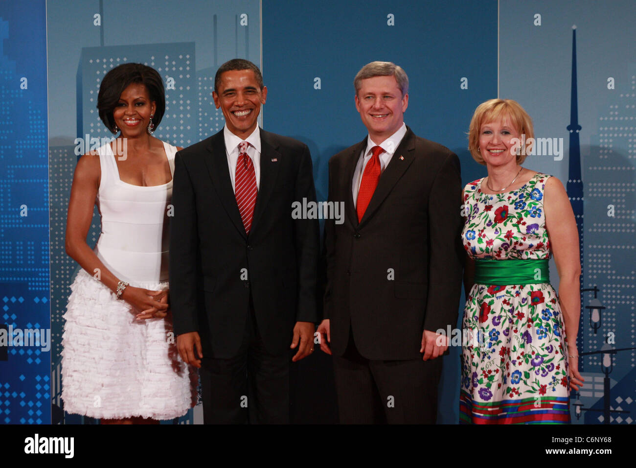 Stephen harper wife laureen hi-res stock photography and images - Alamy
