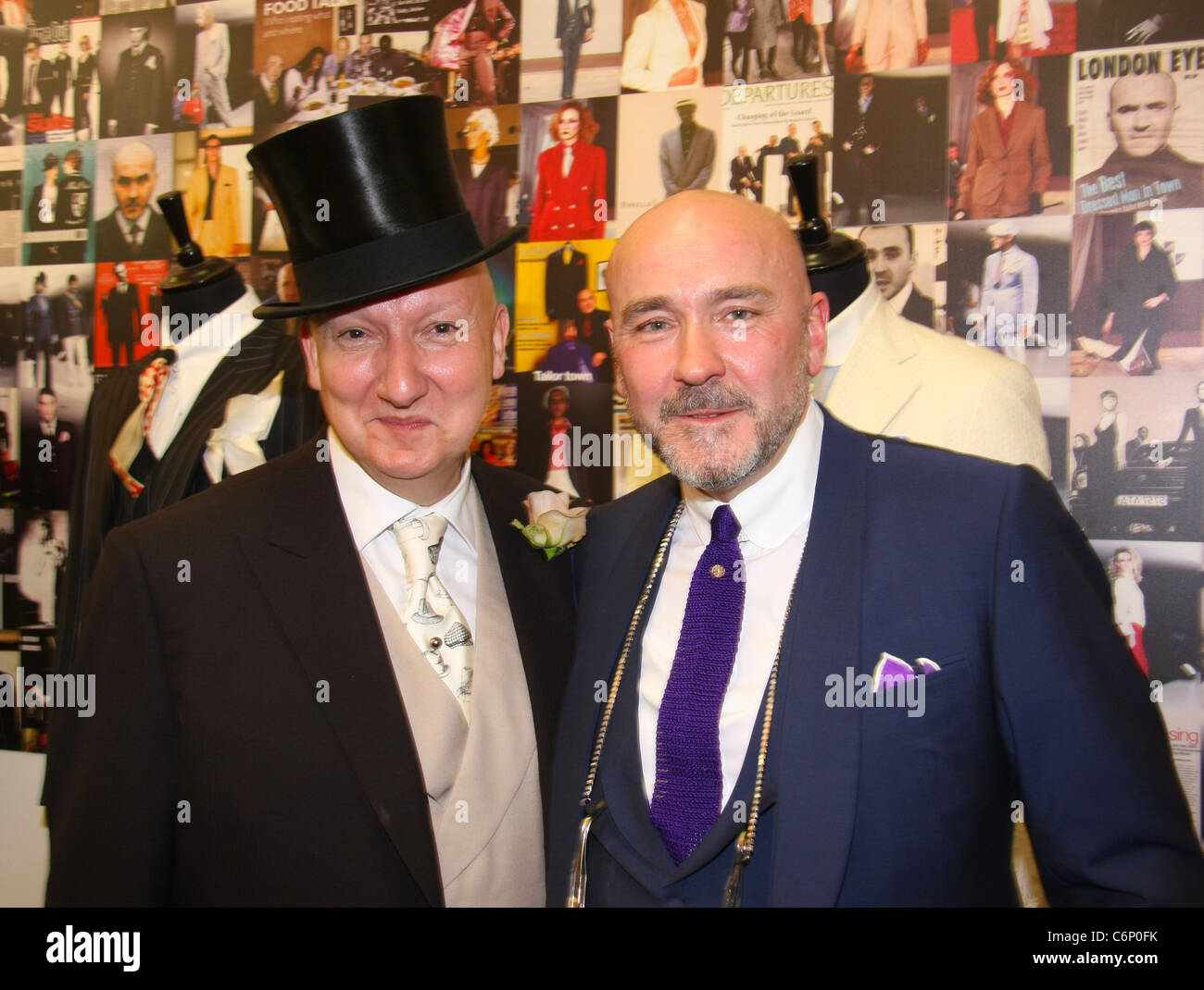 Stephen Jones and Mark Powell Mark Powell shop opening launch on ...
