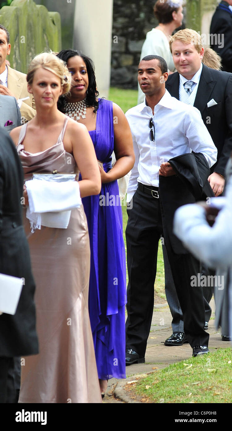 Ashley Cole The wedding of Sol Campbell and Fiona Barratt at St. Andrew ...