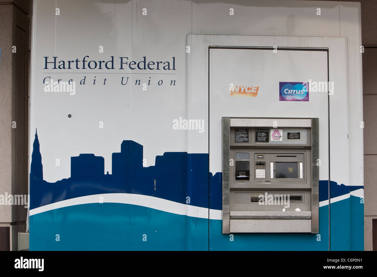 A Hartford Federal Credit Union ATM is pictured in Hartford ...