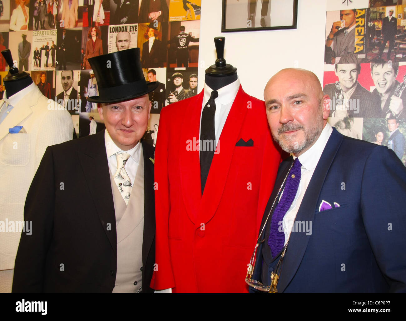Stephen Jones and Mark Powell Mark Powell shop opening launch on ...