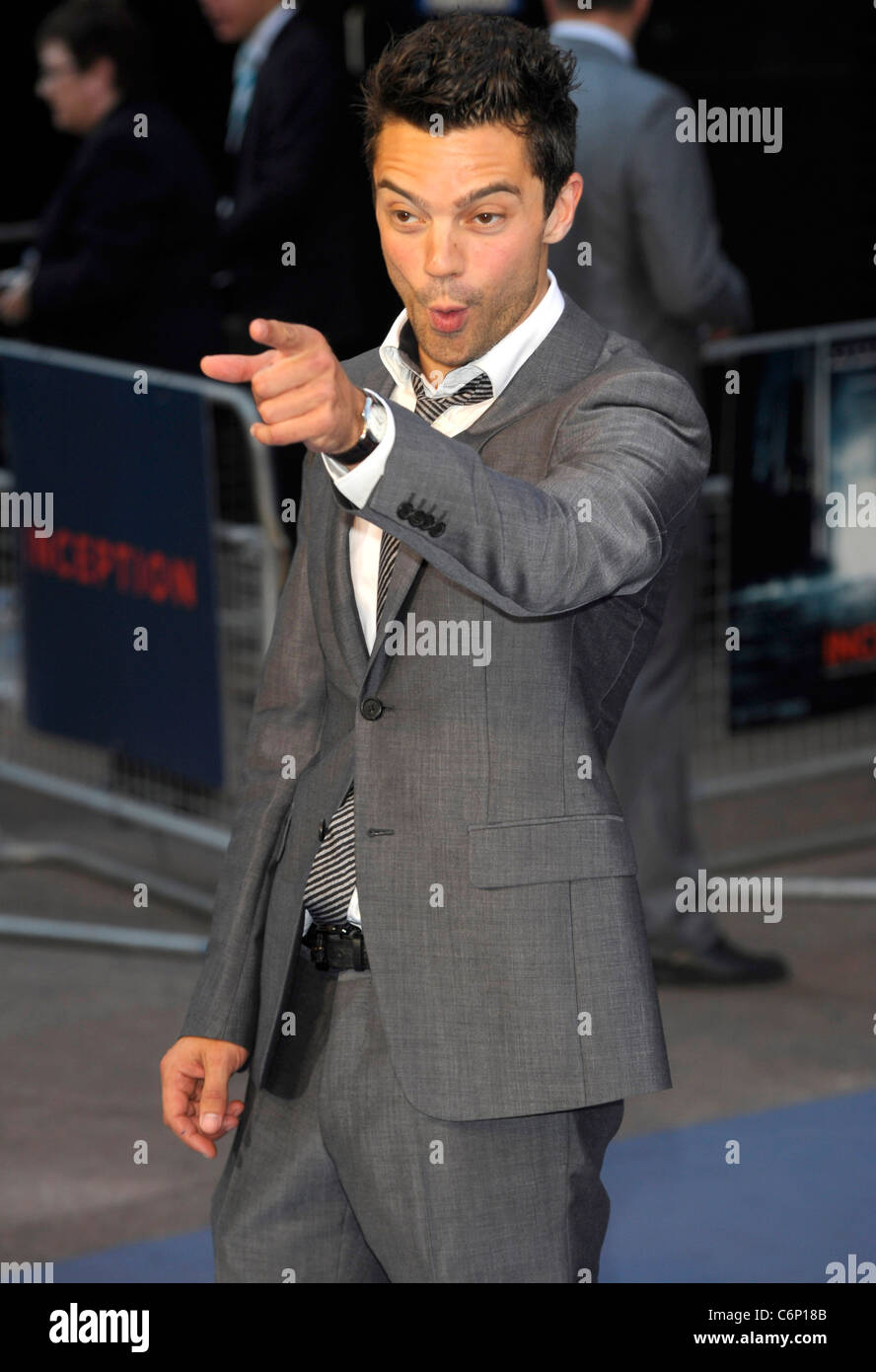 Dominic Cooper World premiere of 'Inception' at the Odeon cinema ...