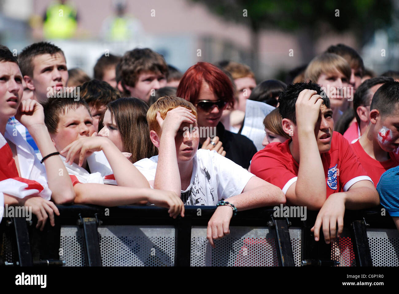 Leeds fans dejected hi-res stock photography and images - Alamy