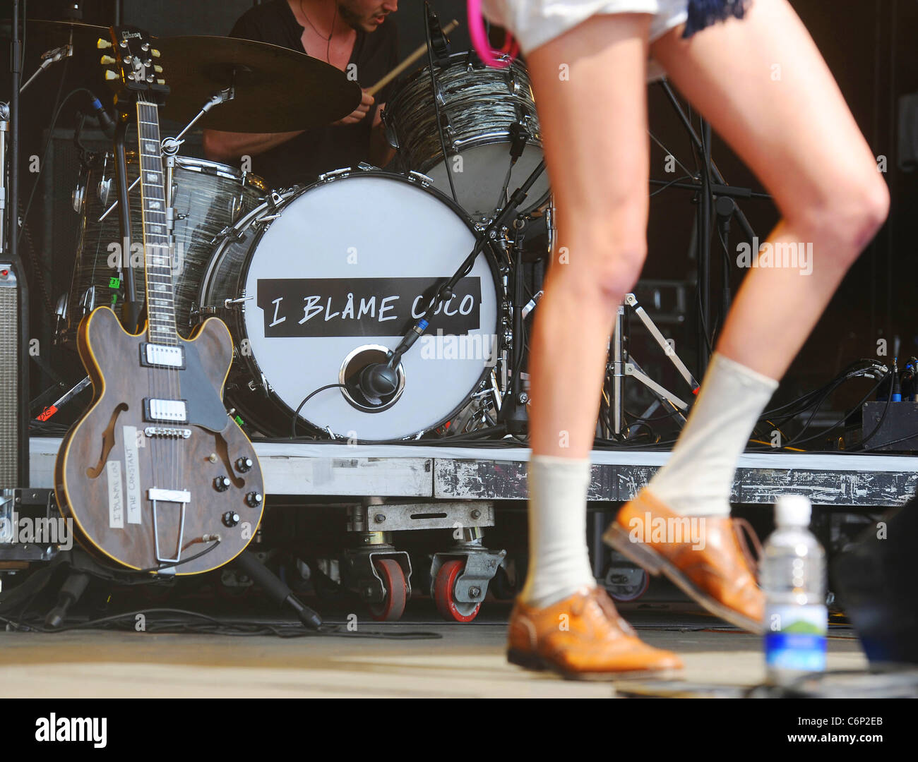 Coco Sumner of I Blame Coco The 2010 Glastonbury Music Festival held at ...