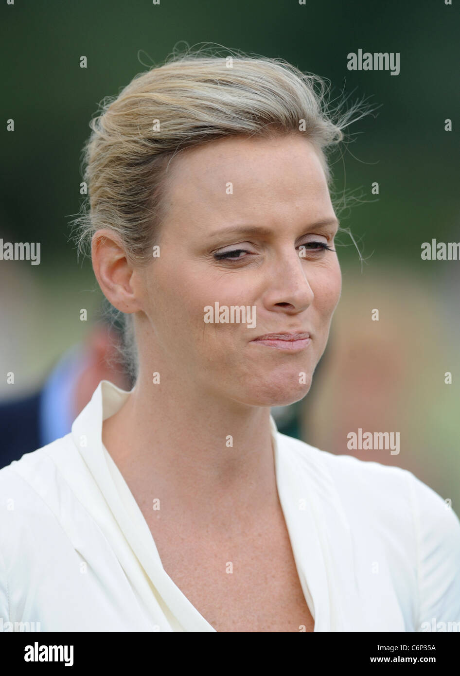 Charlene Wittstock during the Asprey World Class Cup at Hurtwood Park ...