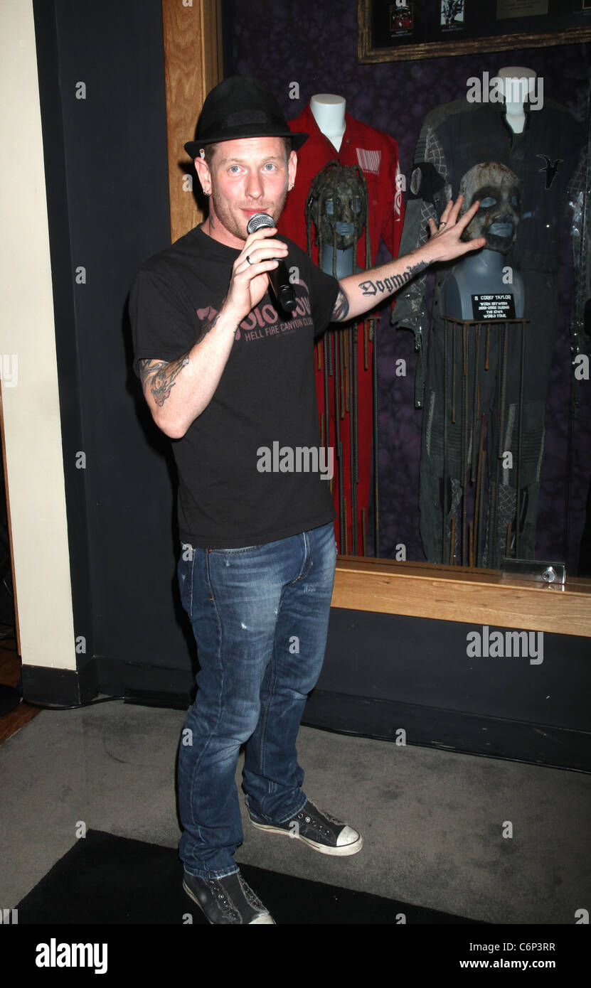 Corey Taylor Hard Rock Hotel unveils its new Corey Taylor case at the ...