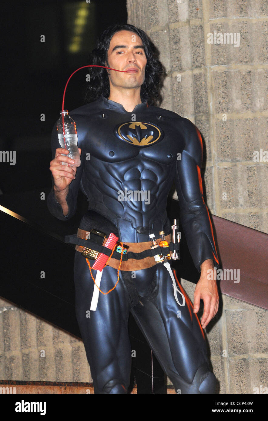 Russell Brand on the set of the new film 'Arthur' New York City, USA ...