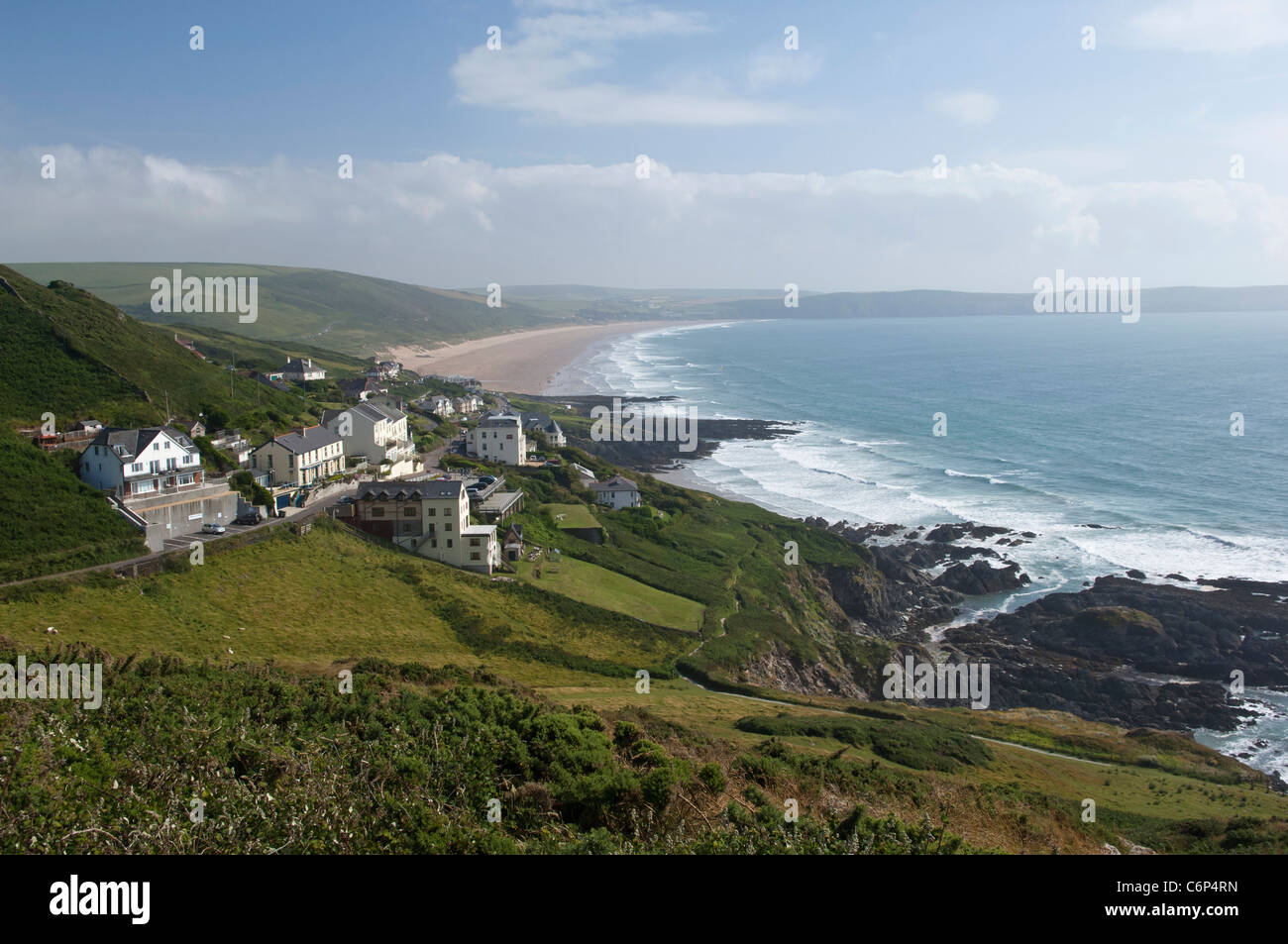 Woolacombe town hi-res stock photography and images - Alamy
