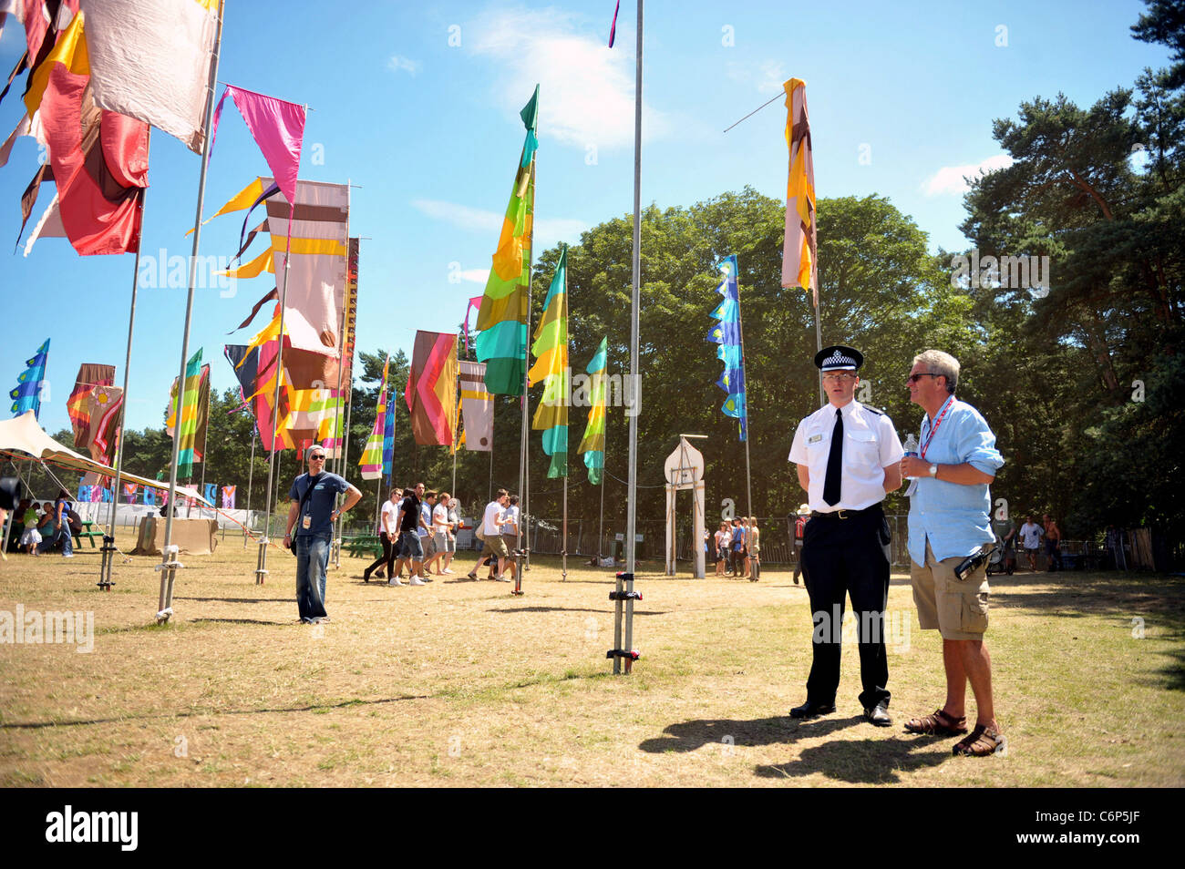Superintendent Ian Sidney and festival organiser Melvin Benn Day 4 of ...