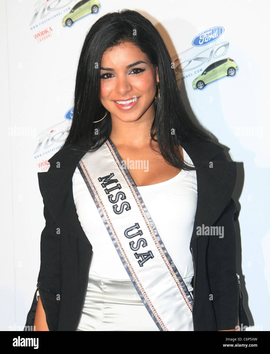 Miss USA Rima Fakih Launch of The New Ford Fiesta with a rooftop ...
