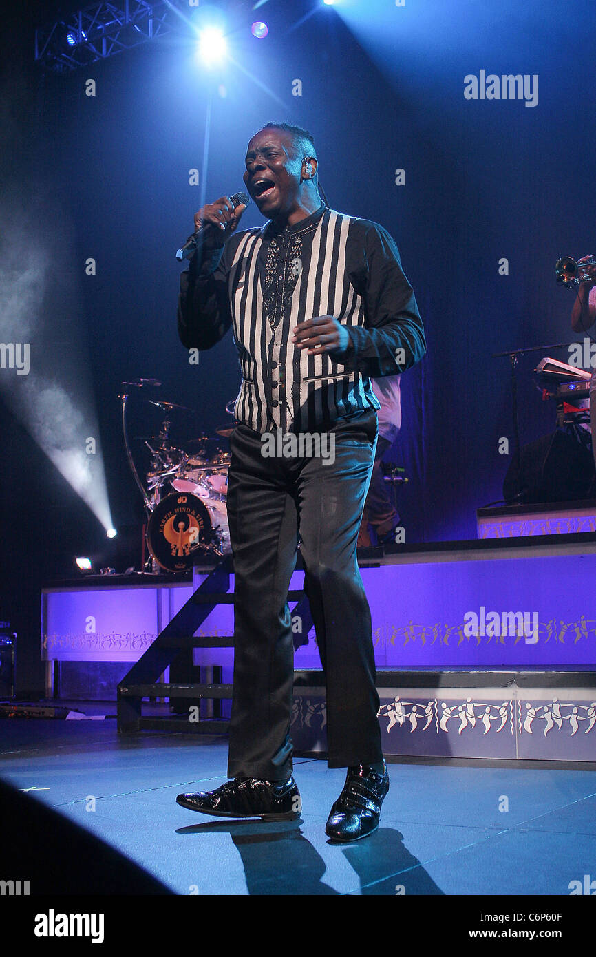 Philip Bailey of Earth,Wind and Fire perform at the Seminole Hard Rock ...