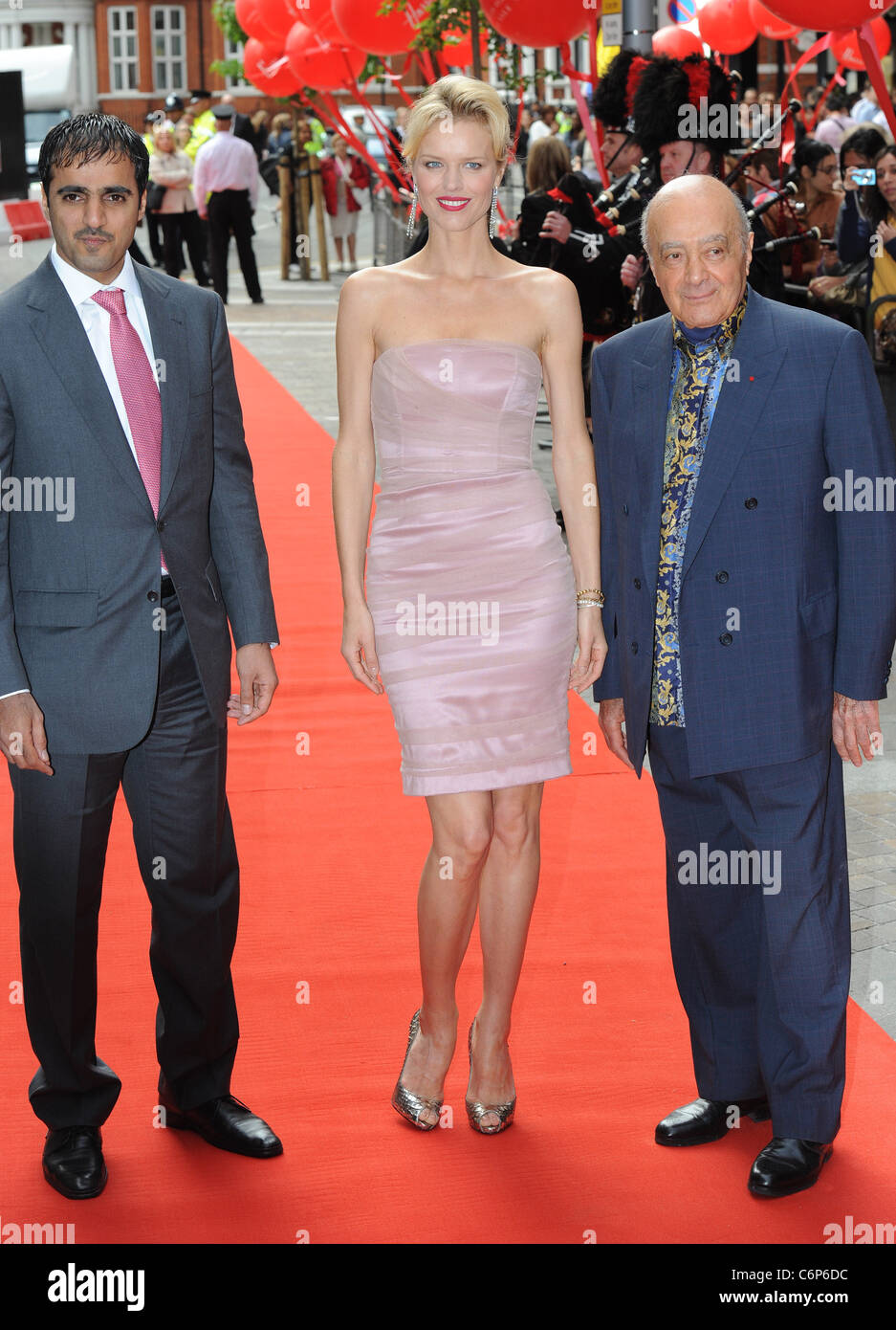 Eva Herzigova opens the summer sale at Harrods, Knightsbridge London ...