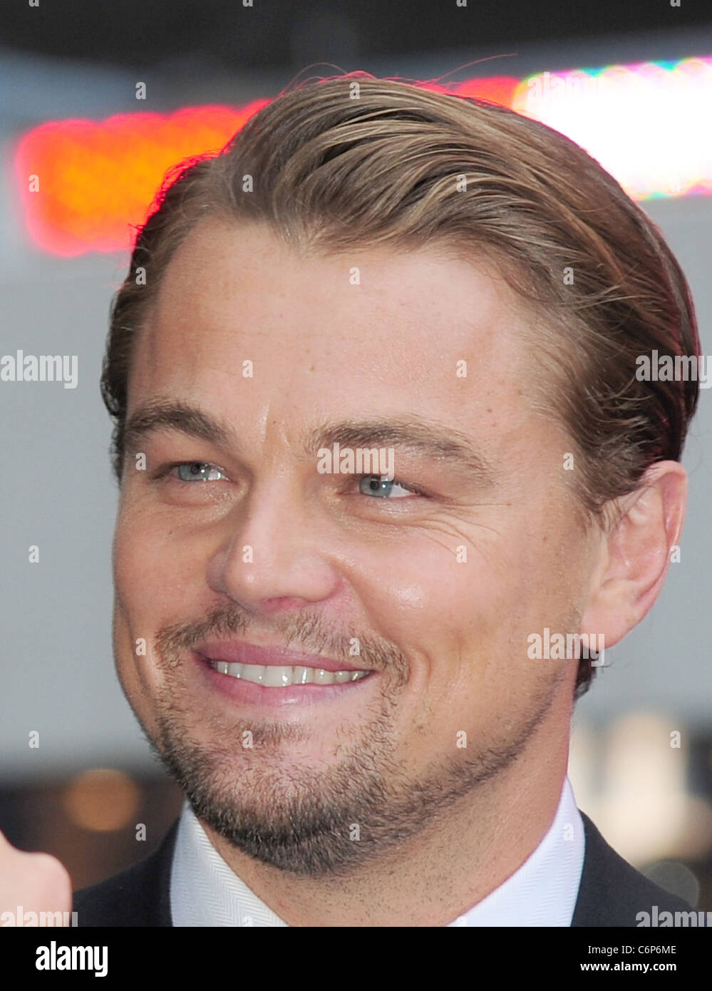 Leonardo DiCaprio The premiere of Inception at the Odeon cinema ...