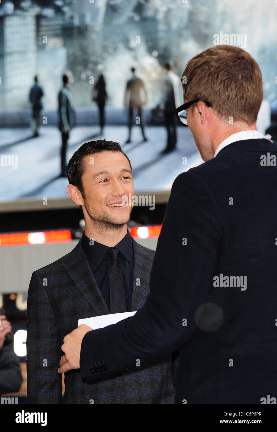 Joseph gordon levitt inception premiere hi-res stock photography and ...