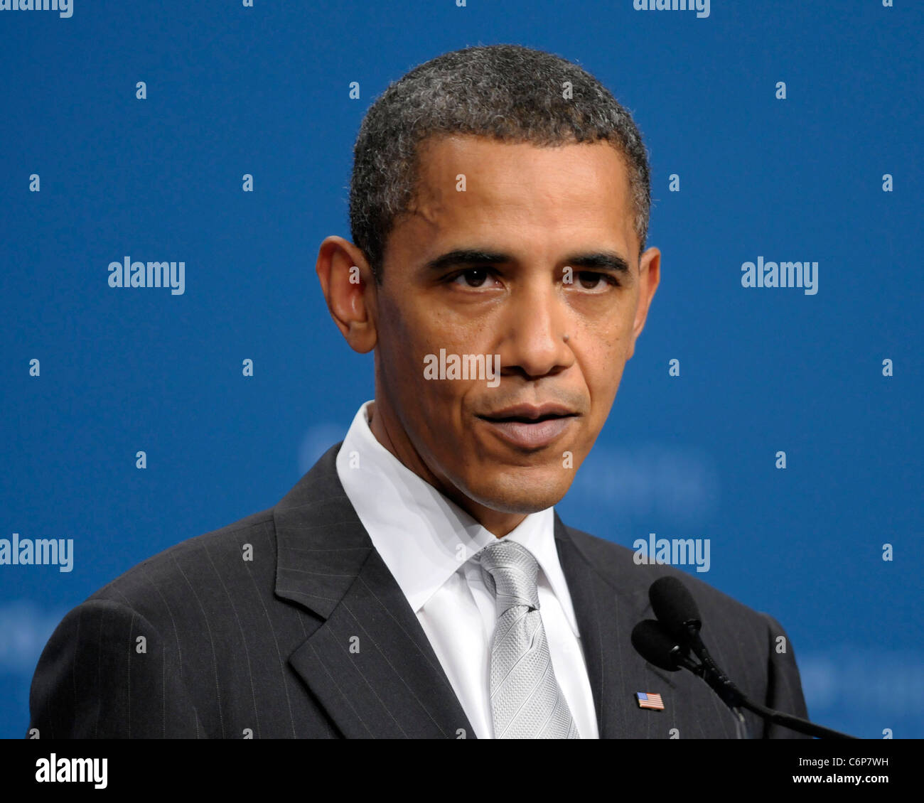 U.S. President Barack Obama held a press conference at the conclusion ...
