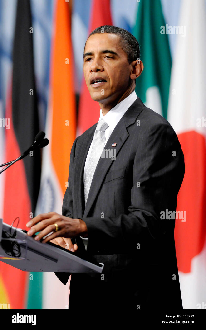 U.S. President Barack Obama held a press conference at the conclusion ...