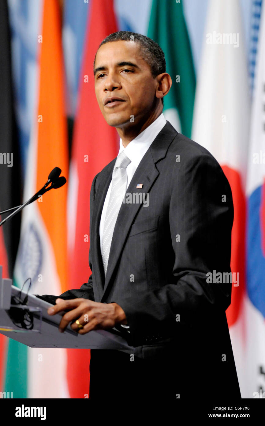 U.S. President Barack Obama held a press conference at the conclusion ...