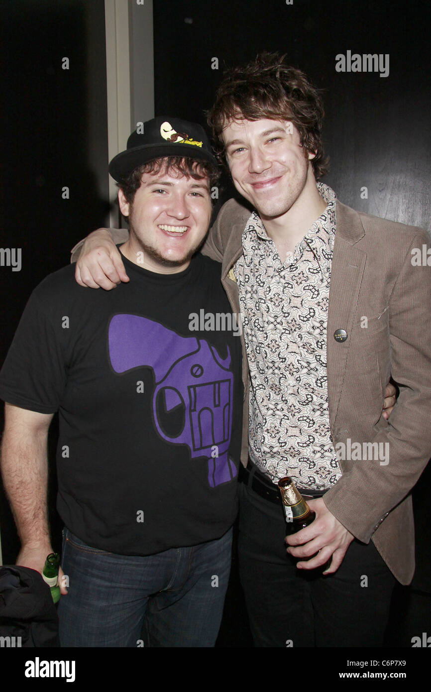 Brian Charles Johnson and John Gallagher, Jr. after party for the Ars ...