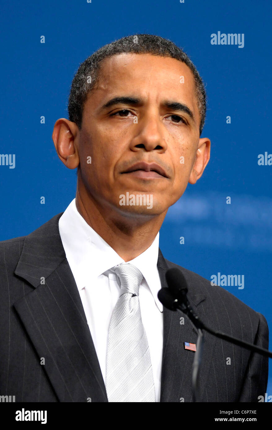 U.S. President Barack Obama held a press conference at the conclusion ...