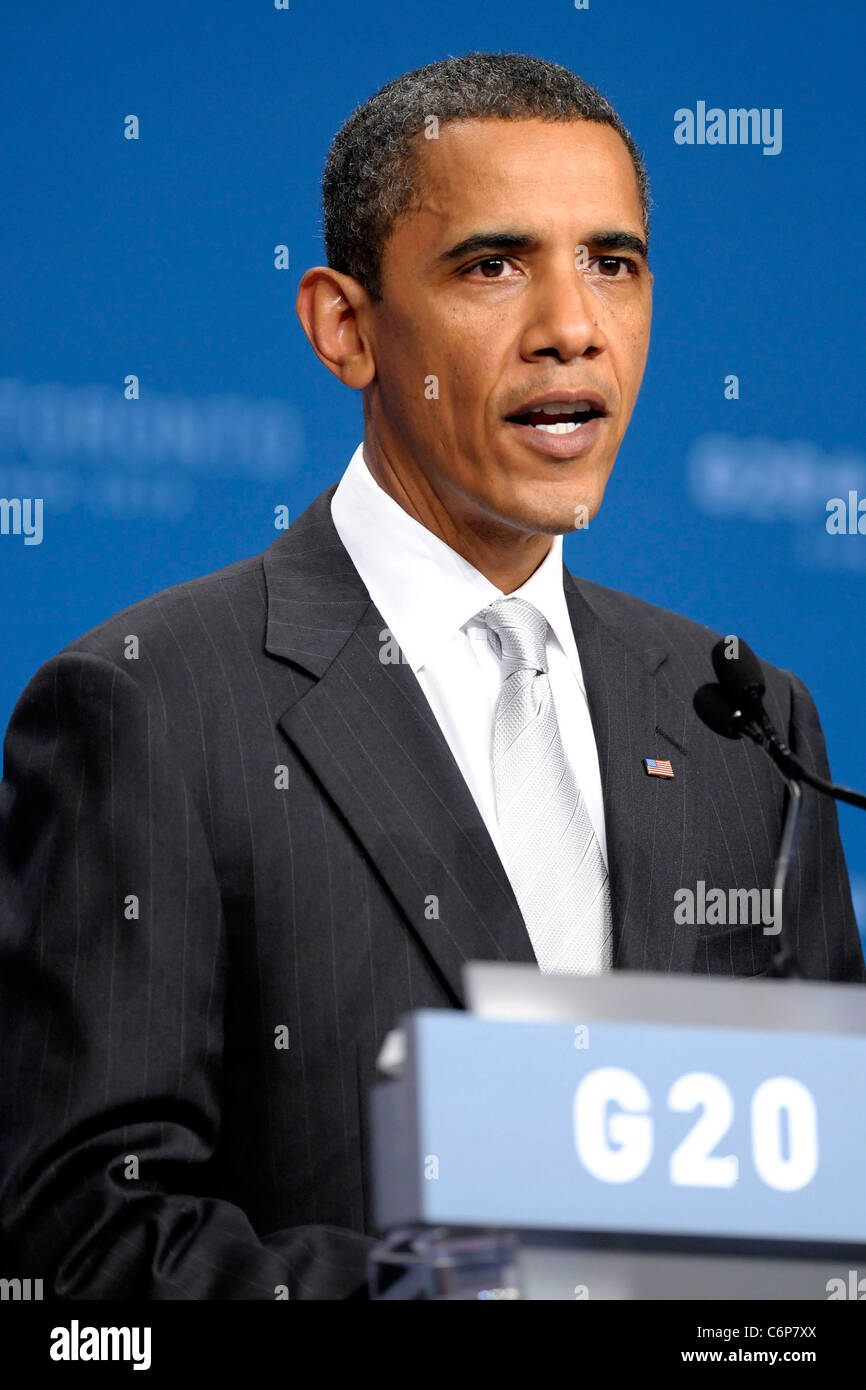 U.S. President Barack Obama held a press conference at the conclusion ...