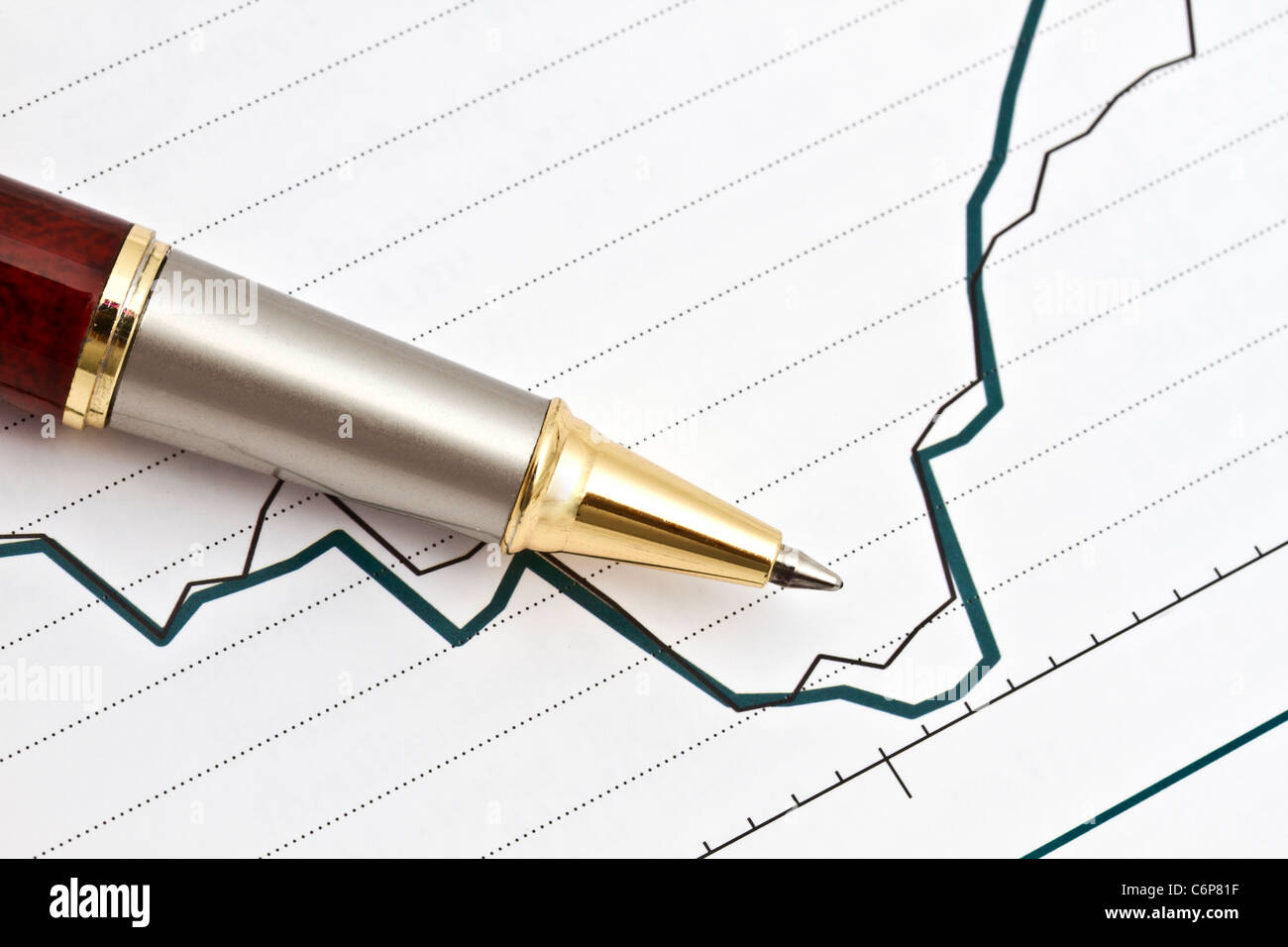 Background of business graph Stock Photo - Alamy