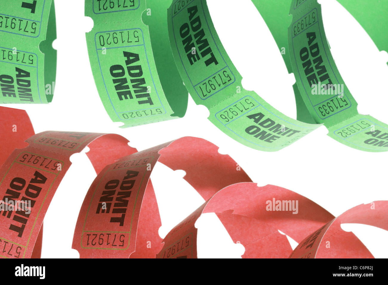 Roll of entry tickets hi-res stock photography and images - Alamy