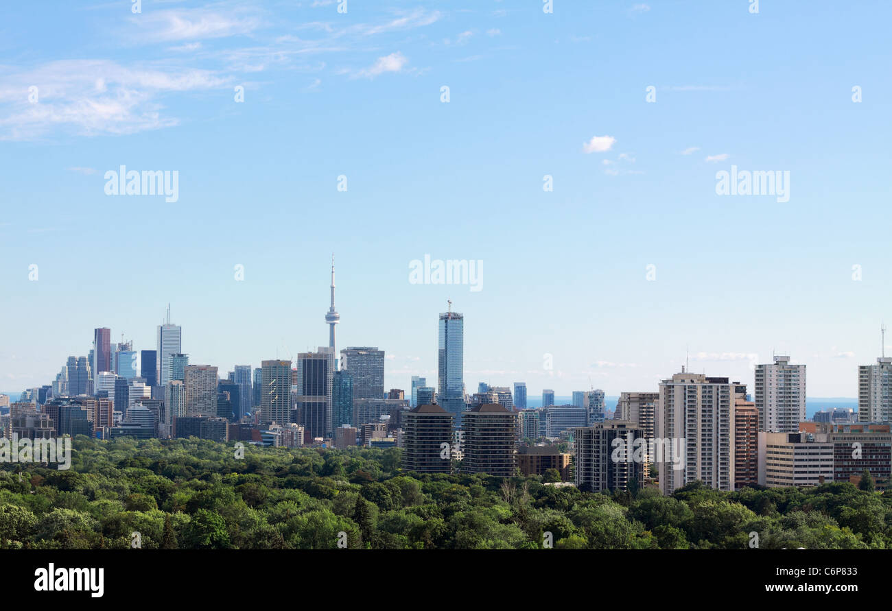 Toronto skyline in August 2011 Stock Photo - Alamy