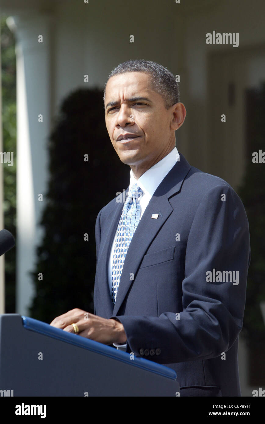 President Barack Obama remarks on the cap of the BP oil well in the ...