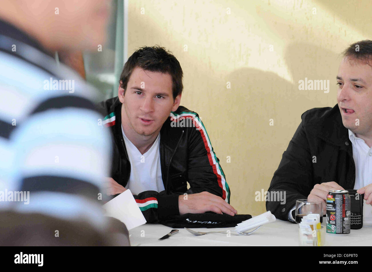 Lionel Messi Press conference for the charity football match 'Deco and ...