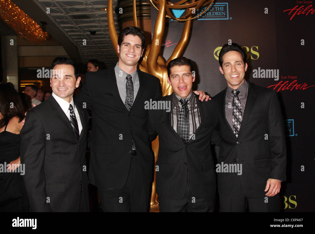 Jersy Boys Cast Members 2010 Daytime Emmy Awards held at Las Vegas ...