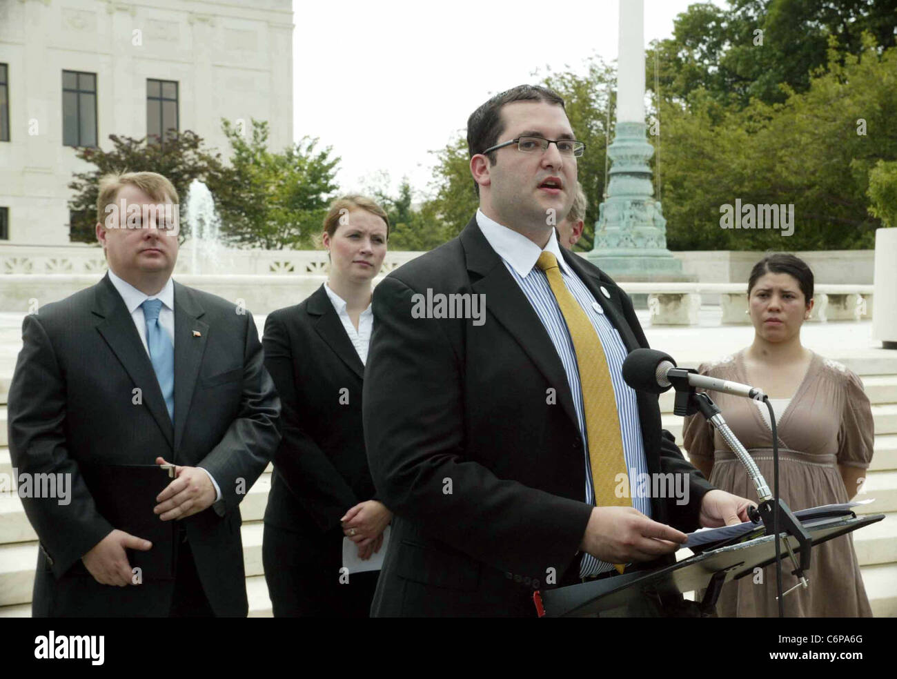 Jordan Marks Young Americans for Freedom hold a press conference on ...