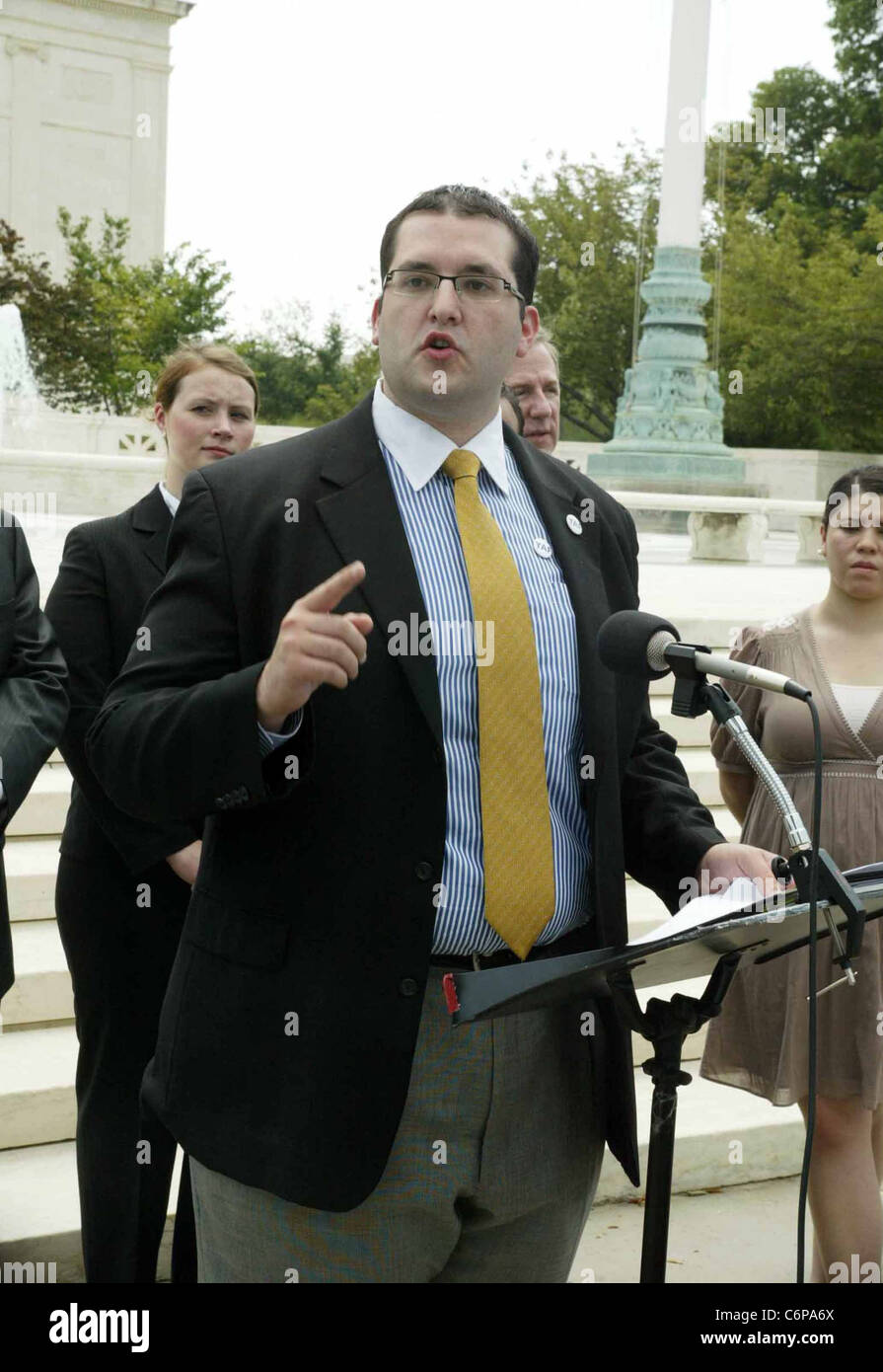 Jordan Marks Young Americans for Freedom hold a press conference on ...