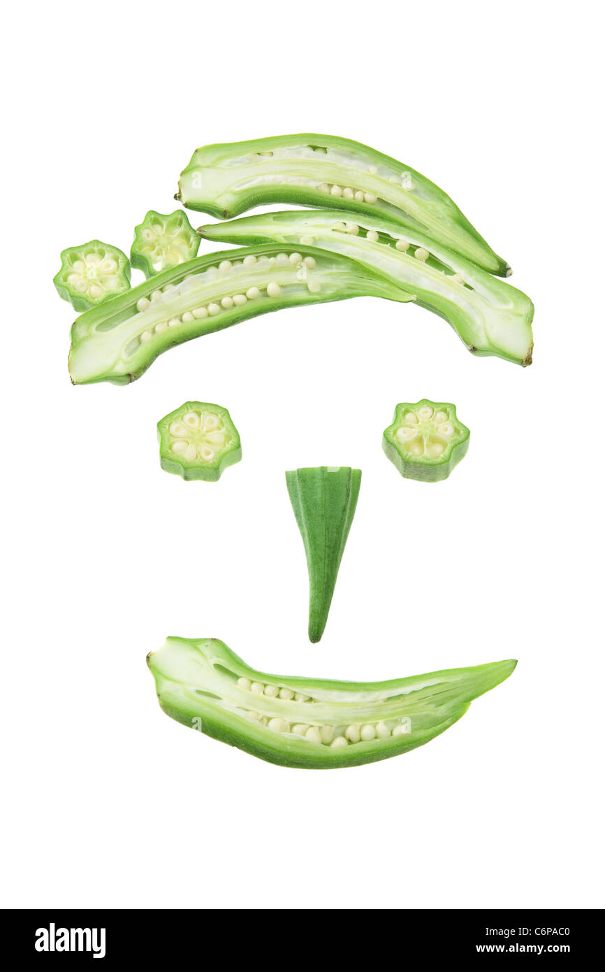 Okra pieces hi-res stock photography and images - Alamy