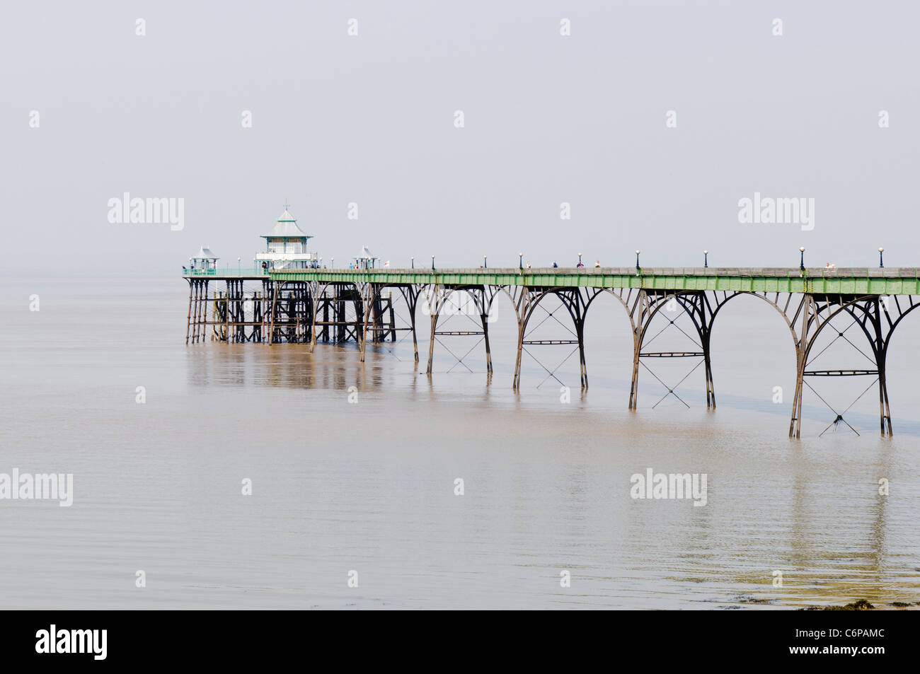Clevedon Victorian Pier Stock Photo - Alamy