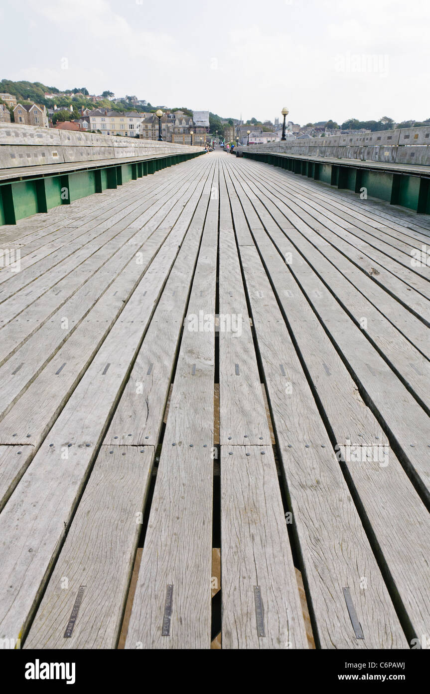 Clevedon Victorian Pier Stock Photo - Alamy