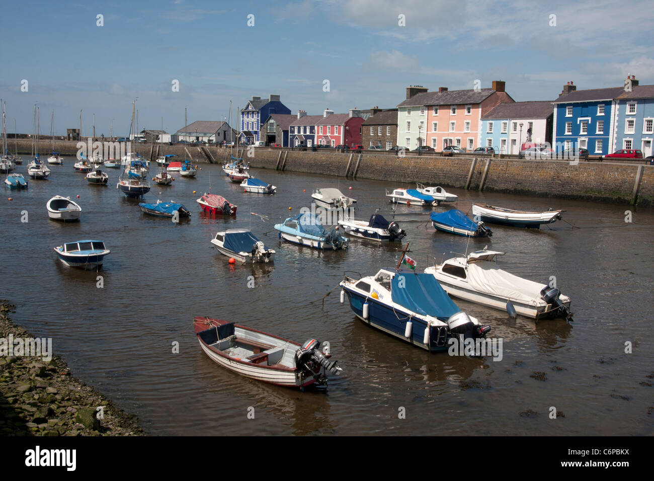 Aberaeron, Ceredigion, Wales Stock Photo - Alamy