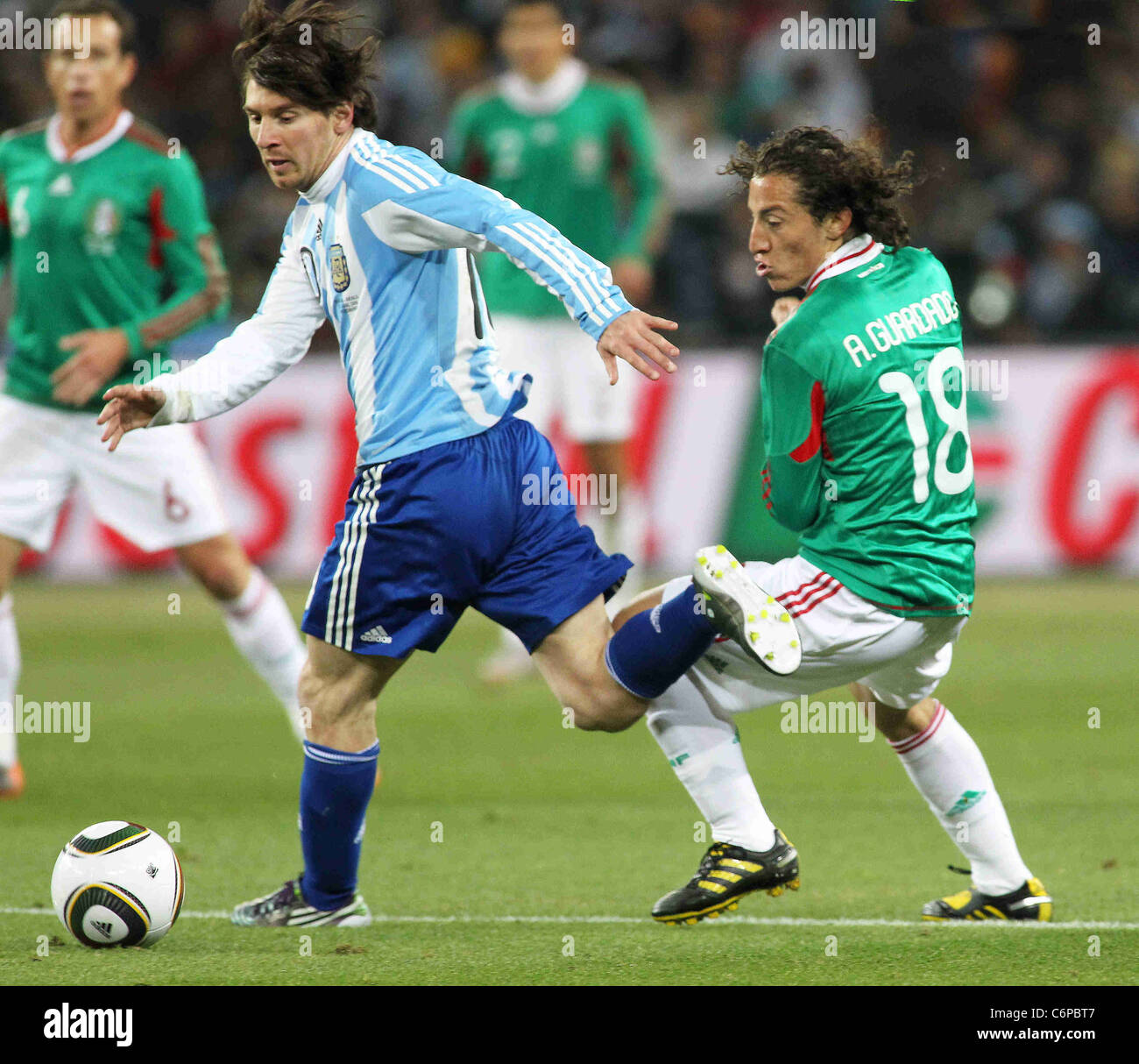 Lionel Messi 2010 FIFA World Cup - Argentina vs. Mexico (3-1) - at ...