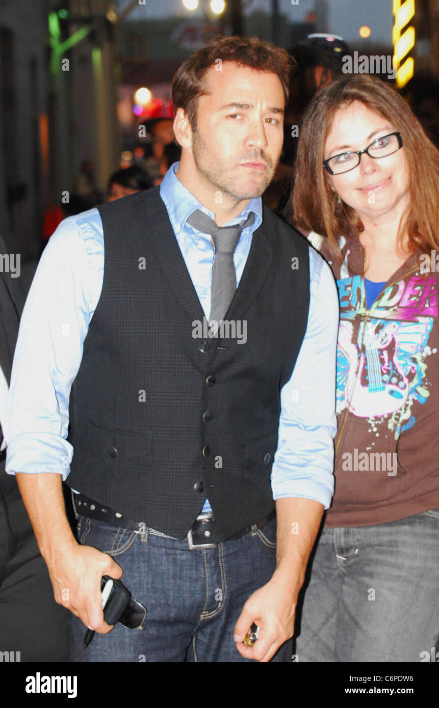 Jeremy Pivens Guest arrive for an appearance on the 'Jimmy Kimmel' show ...