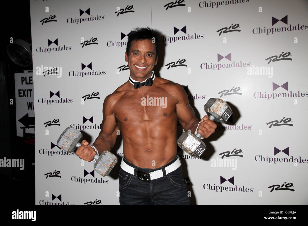 Jon Secada visits The Chippendales Las Vegas to promote his new CD ...