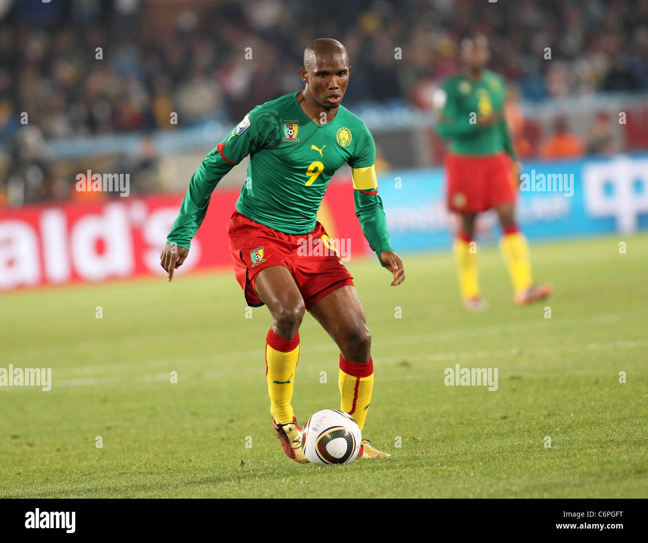 Samuel Etoo 2010 FIFA World Cup - Cameroon vs. Denmark (1-2) at the ...