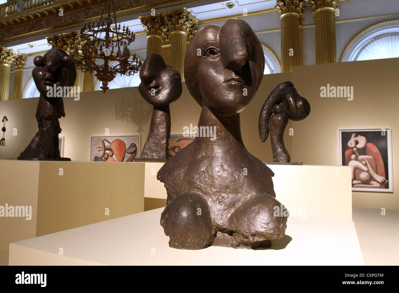 Picasso's art pieces exhibited in Hermitage Museum. A large exhibition ...