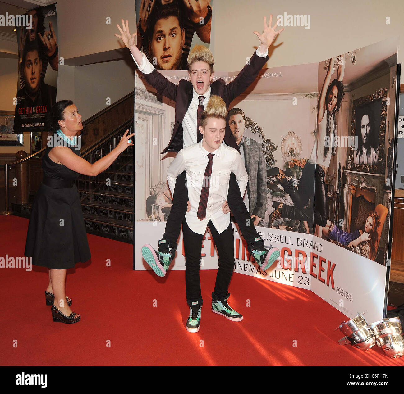 Jedward aka John Grimes and Edward Grimes Dublin premiere of 'Get Him ...