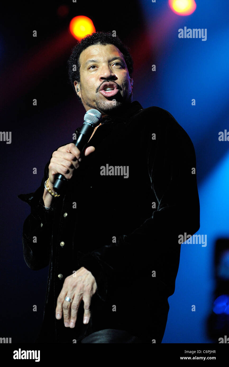 Lionel Richie performing live on stage at the Casino Rama. Orillia ...
