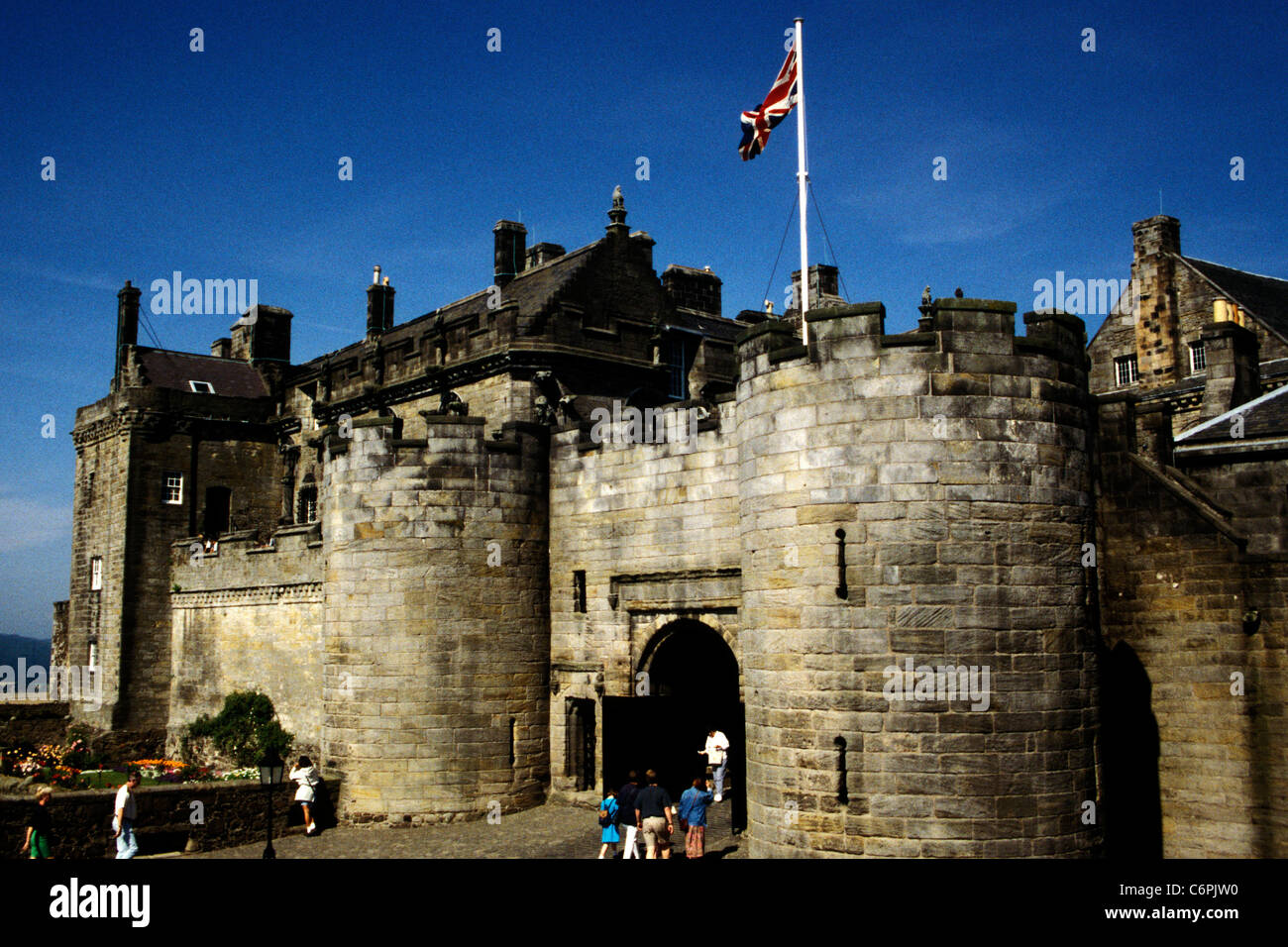 Stirling Castle, scene of eight great battles, Stirling, Scotland Stock ...